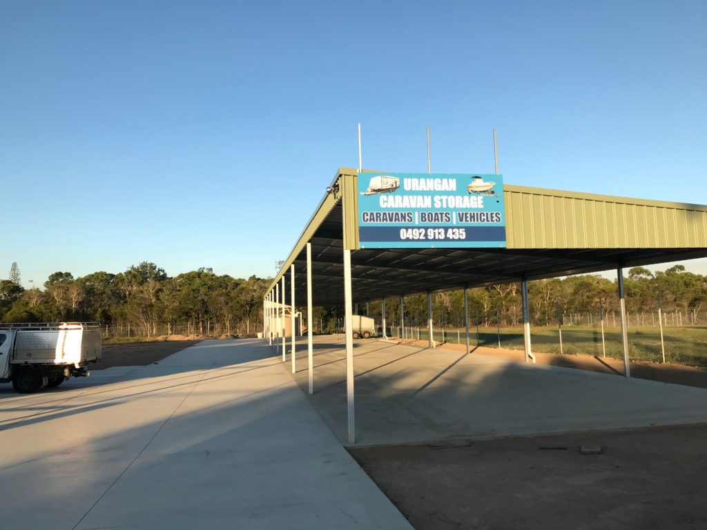 Covered Parking spots, short and long term - Urangan Caravan Storage